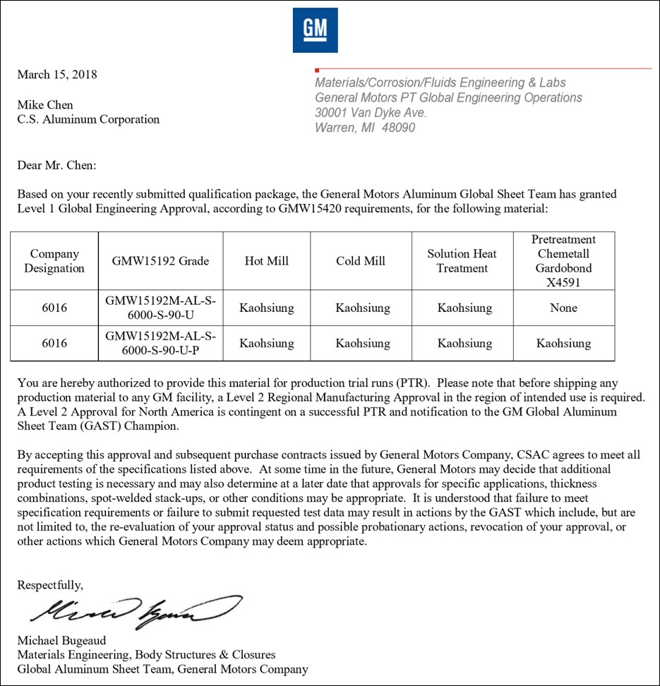 C.S. Aluminium Corporation